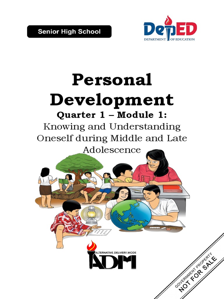 Personal Development: Quarter 1 - Module 1 | PDF | Puberty | Self Concept