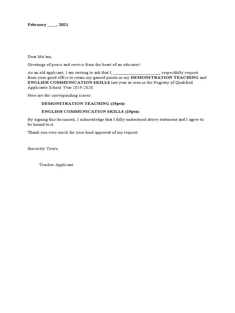 Letter of Retainment | PDF