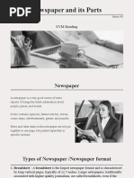 Parts of a Newspaper Explained | PDF | Newspapers | News