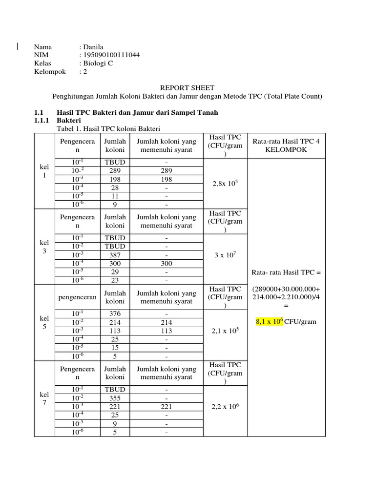 Danila - Reportsheet Topik 3 | PDF