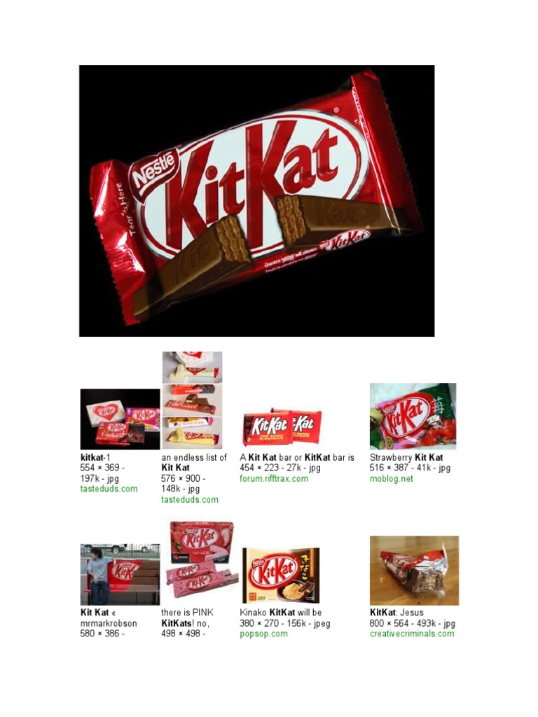 Kit Kat Bar History and Flavors Around the World | PDF