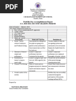 4th Quarter Portfolio Day Overview | PDF