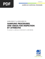 C Zero Sampling Plan | PDF