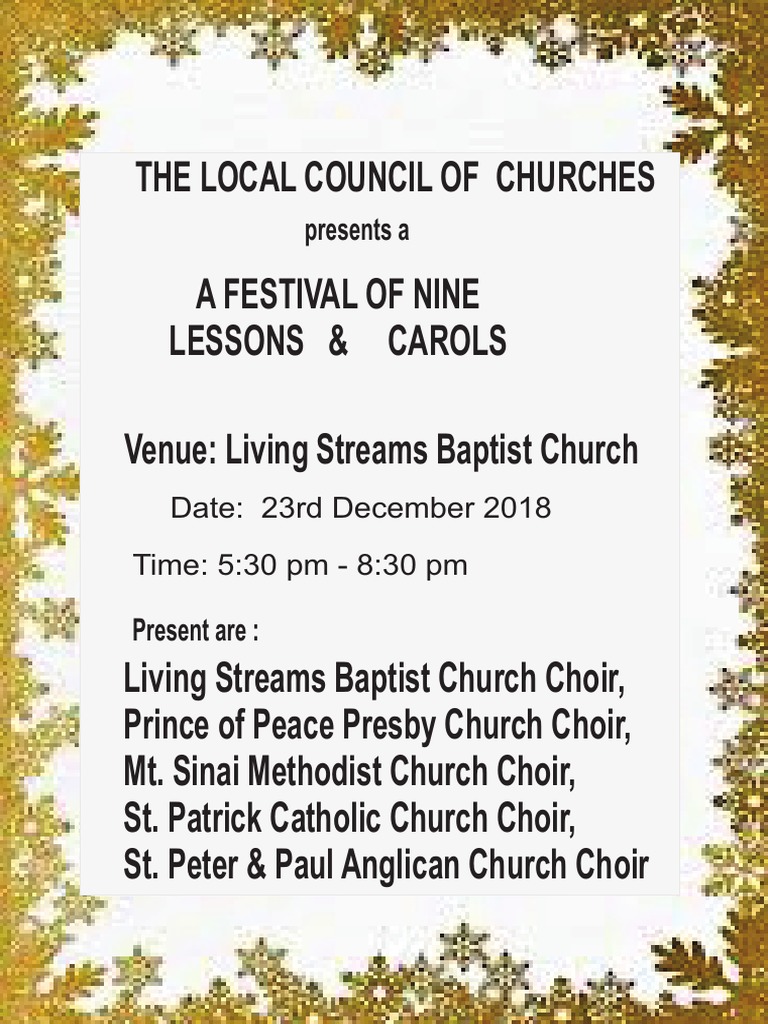 Nine Lessons N Carol | PDF