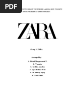 Zara Organization Structure Is A Hierarchical Flow of Subordination of ...