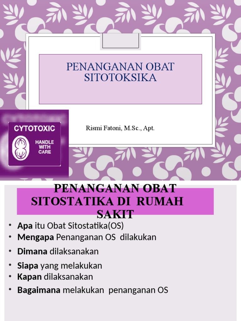 Penanganan Sitostatika | PDF
