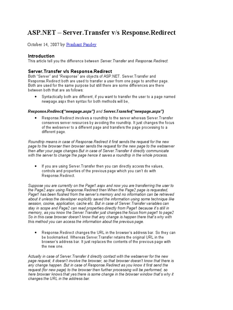 Server Rediredt | PDF | Web Server | Internet & Web