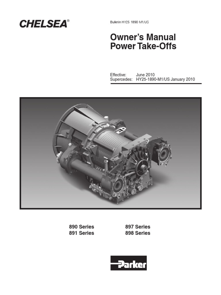 Chelsea 890 897 Owners Manual | PDF | Transmission (Mechanics ...