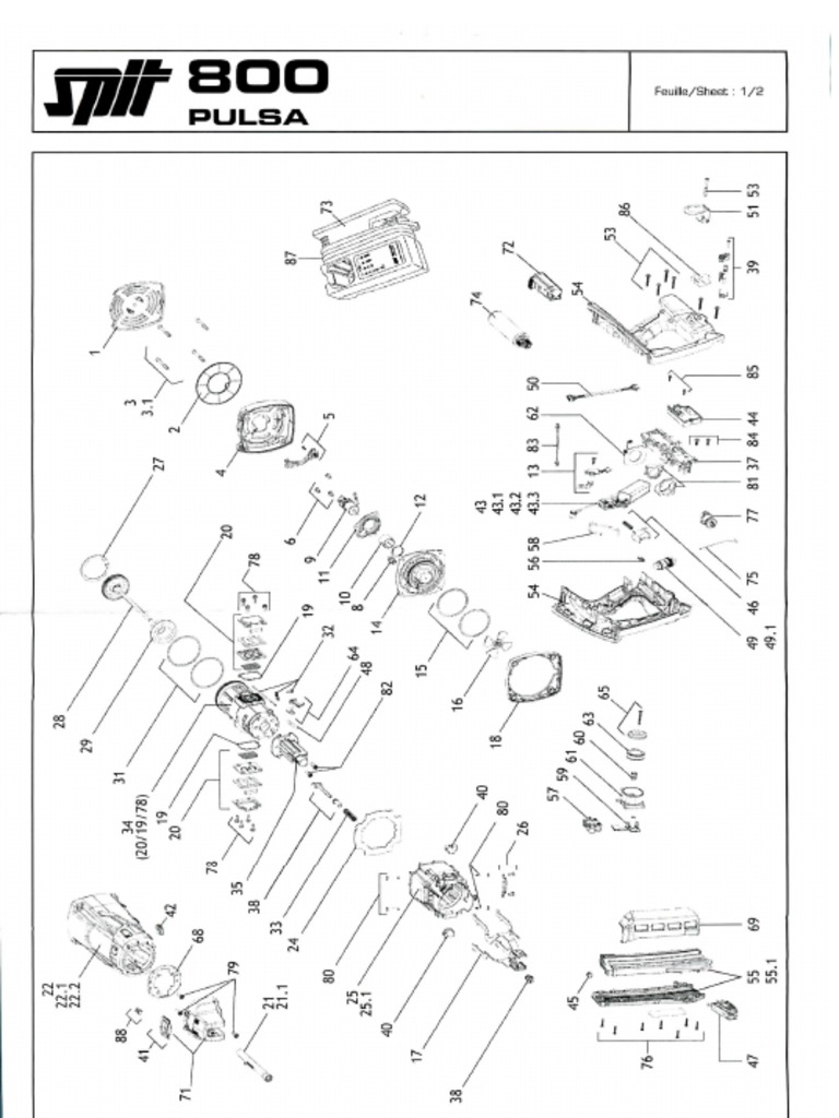 Eclate Pieces Detachees Pulsa800 - 034 | PDF | Propulsion ...