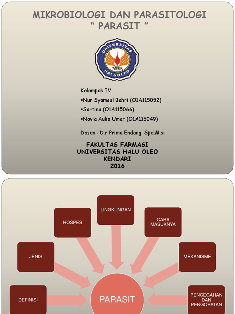 Jenis dan Pencegahan Parasit dalam Mikrobiologi | PDF