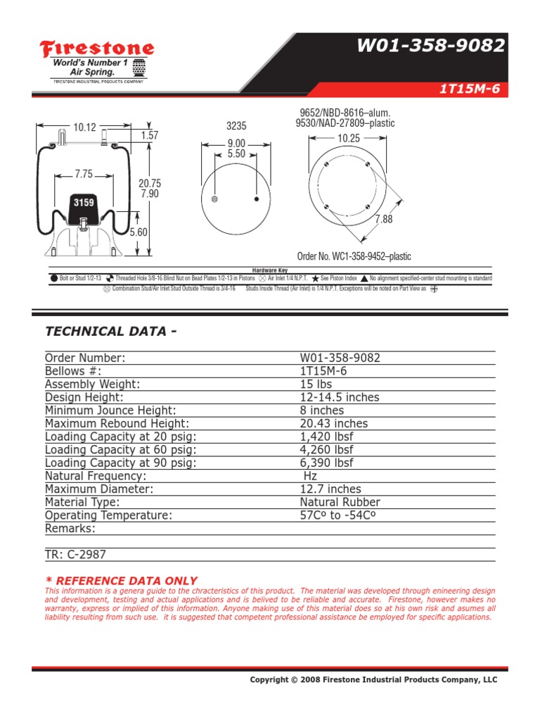 Firestone w013589082 | PDF