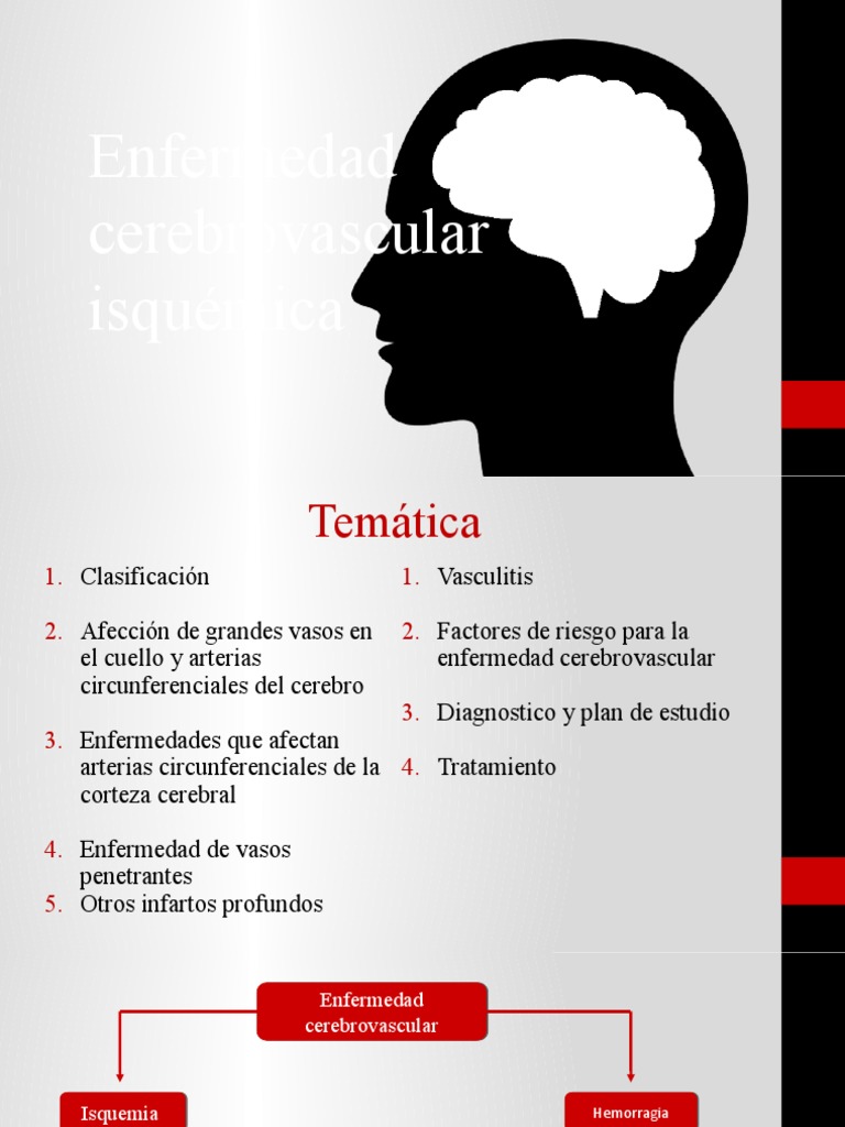 Enfermedad Cerebrovascular Isquemica | PDF | Isquemia | Sistema cardiovascular