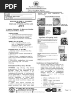 Methods of Preparing Sauces LESSON PLAN 1 | PDF | Sauce | Butter