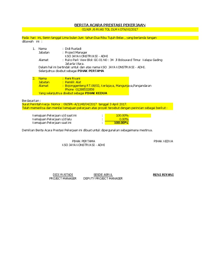 Format Bap Rev | PDF