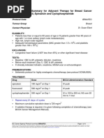 EC Protocol for Breast Cancer Treatment | PDF | Chemotherapy | Clinical ...