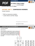 Lacing Systems in Steel Structures | PDF | Buckling | Classical Mechanics