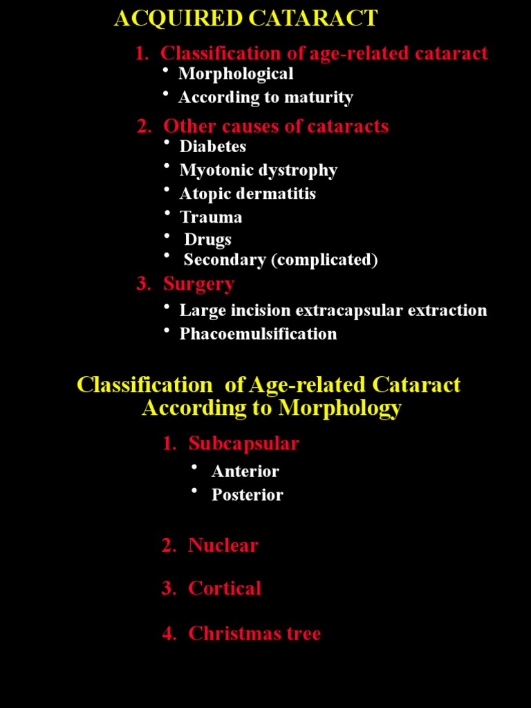 Classification of Age-Related Cataract | PDF | Cataract | Face