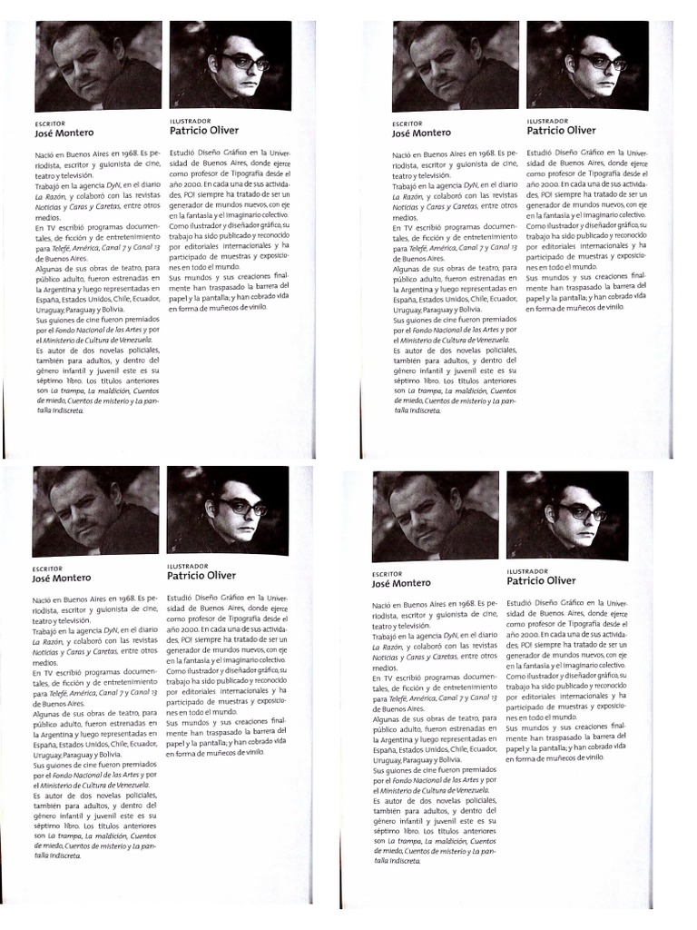 Biografía de José Montero e ilustrador