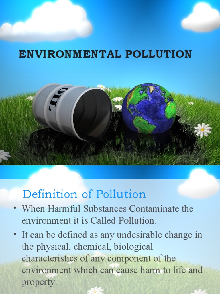Lecture 6 Environmental Pollution | PDF | Air Pollution | Water Pollution