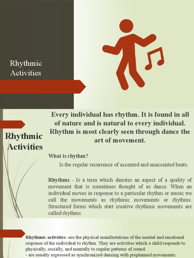Rhythmic Activities - Introduction | PDF | Rhythm | Dances