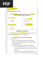 Motion To Recuse A Judge Template | PDF | Judicial Disqualification | Judge