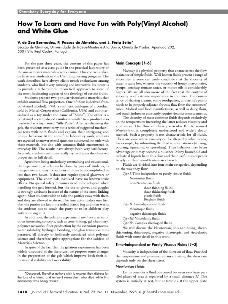 Exploring Polyhydroxyl Alcohols in Labs | PDF | Shear Stress | Viscosity