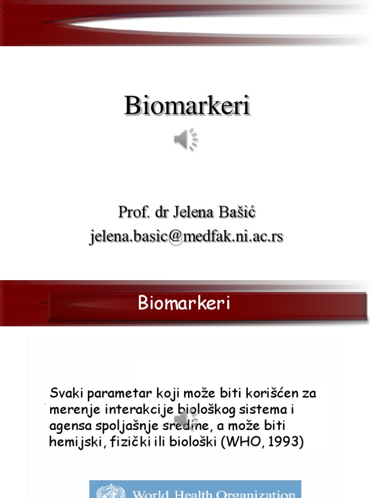 Biomarkeri Klinicka Biohemija 2020 | PDF