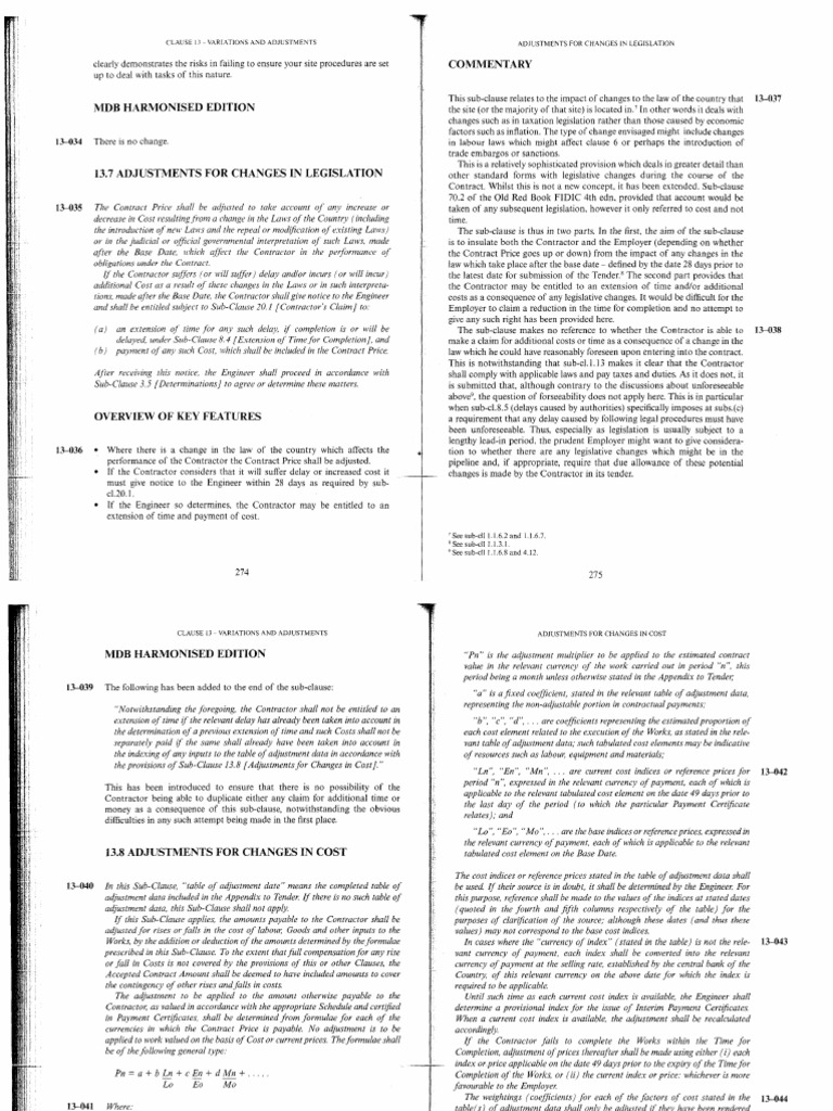 From Understanding The Fidic Red Book | PDF | Employment | Government