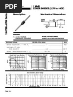 Zener Diode Table Reference | PDF | Power Electronics | Electric Power