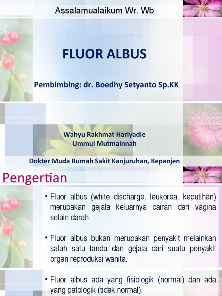 Referat Fluor Albus | PDF