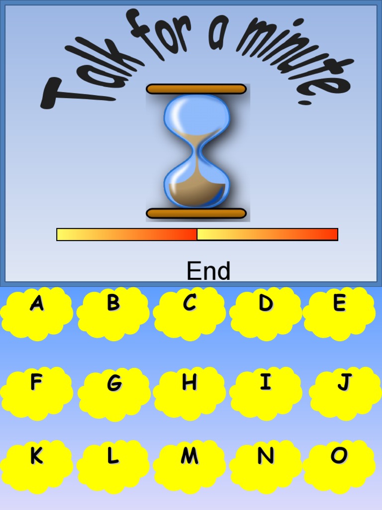 Talk For A Minute | PDF