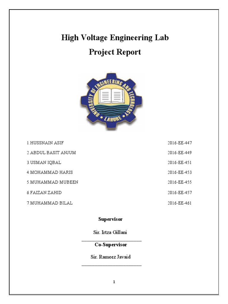 High Voltage Lab Report: Effect of Fault Resistance on Distance Protection | PDF | Transmission ...