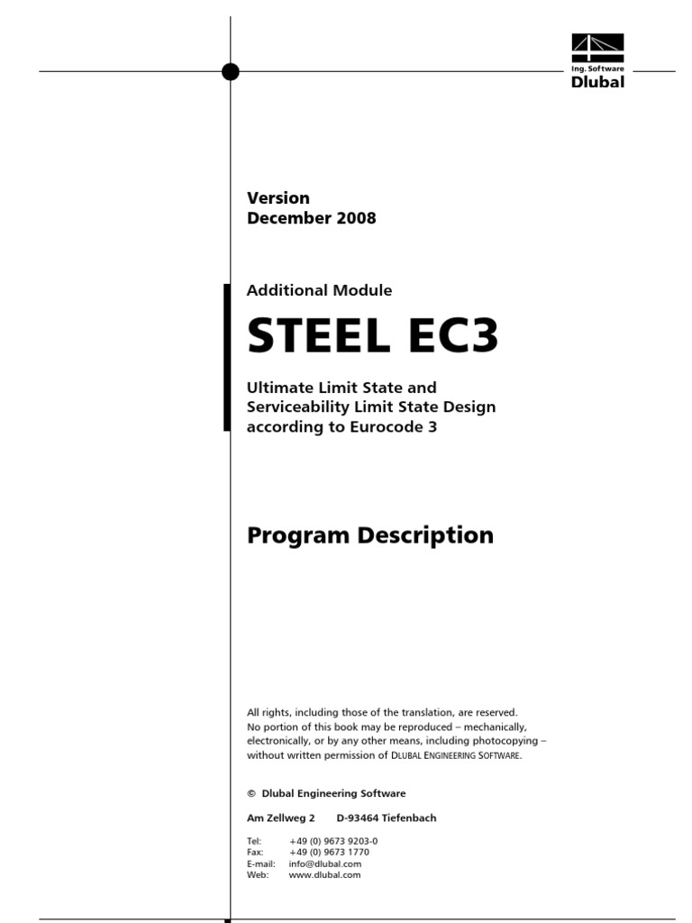 Steel Ec3 | PDF | Buckling | Bending