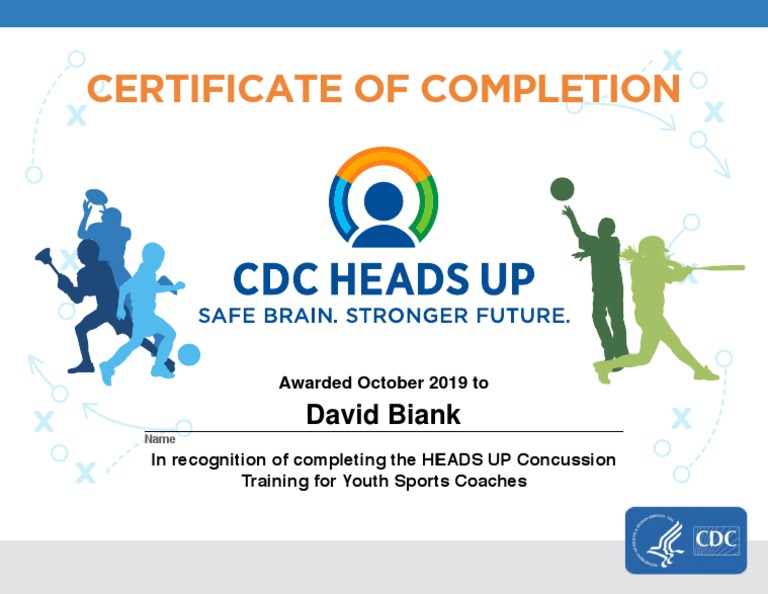Concussion Certificate - Use For Eportfolio | PDF