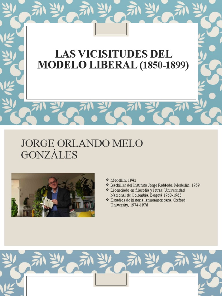 PP Las Vicisitudes Del Modelo Liberal (1850-1899) | PDF | Gobierno ...