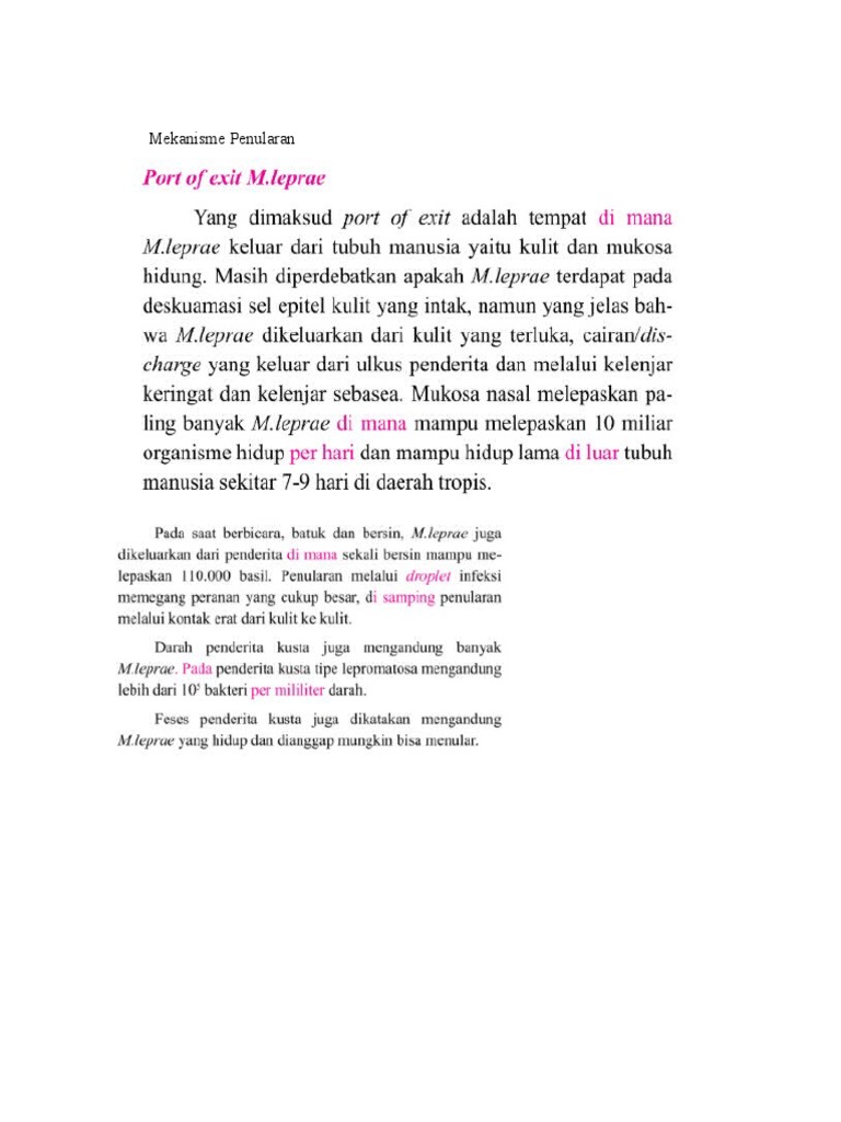 Mekanisme Penularan | PDF