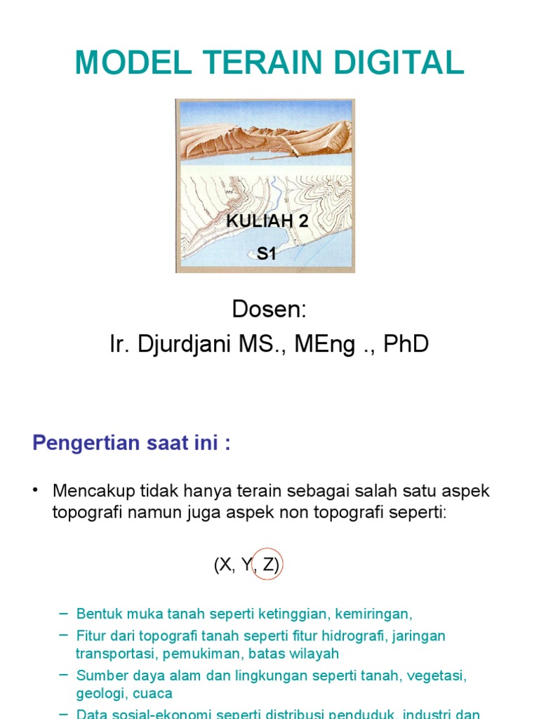 MODEL TERAIN DIGITAL - s1-2 | PDF