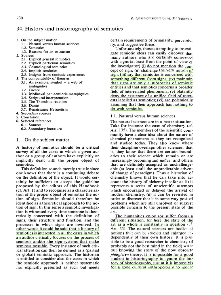 History and Historiography of Semiotics: Phlogiston Theory. It Is ...