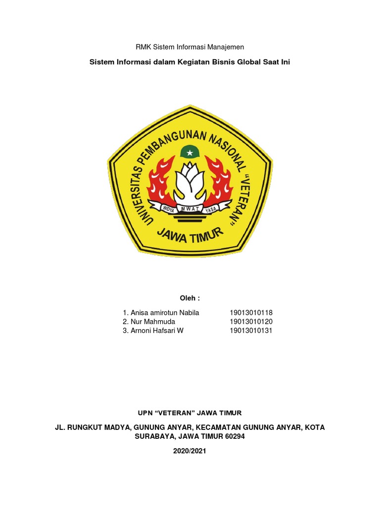 SIM - RMK Bab 2 - Kelompok 14 - Kelas C | PDF