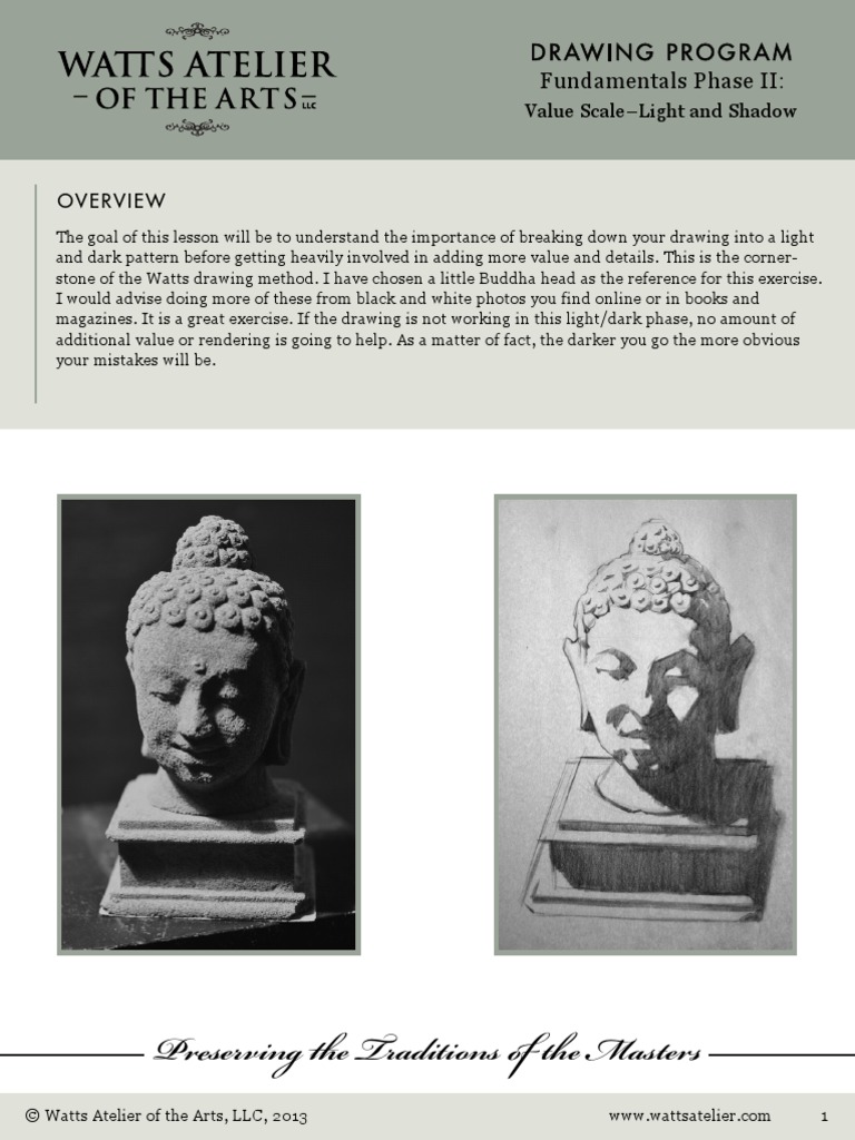 Value Scale Light Shadow Workbook | PDF | Arts (General)