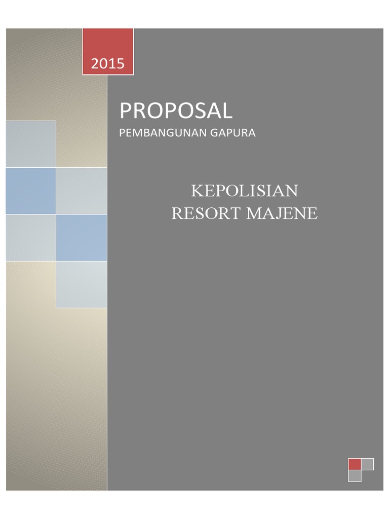 Proposal Pembangunan Gapura | PDF