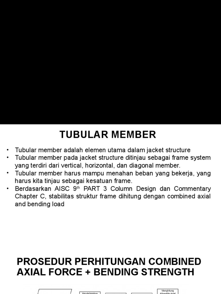 Desain Anggota Tubular | PDF
