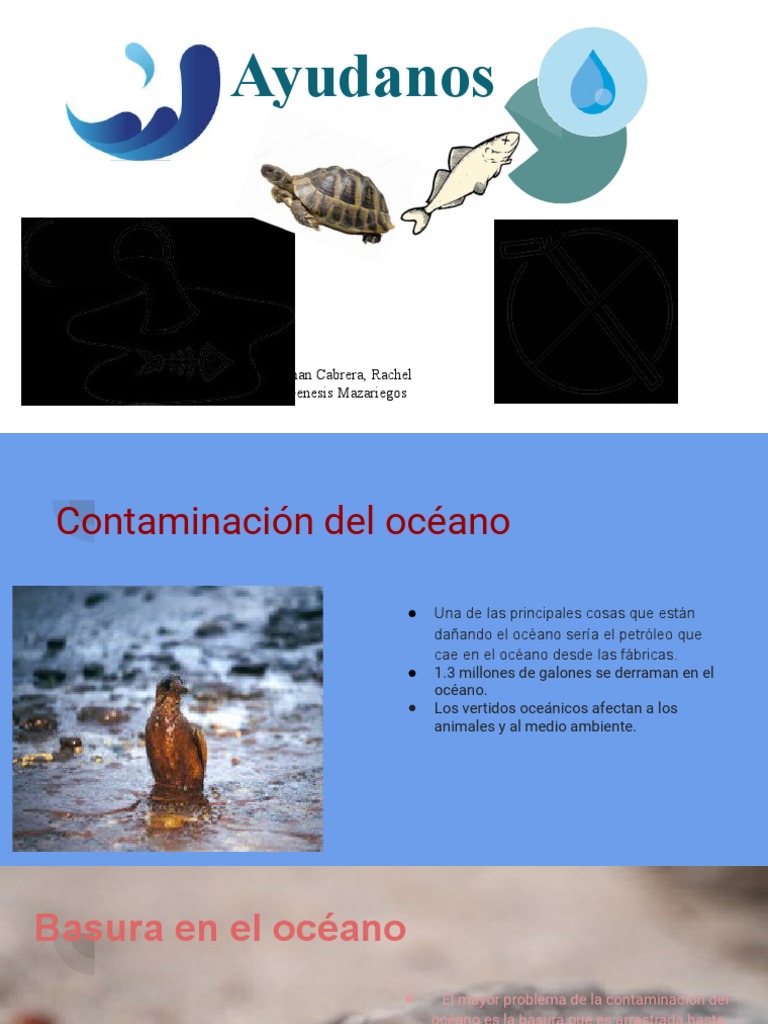 Ap Spanish Project | PDF | Océanos | Contaminación