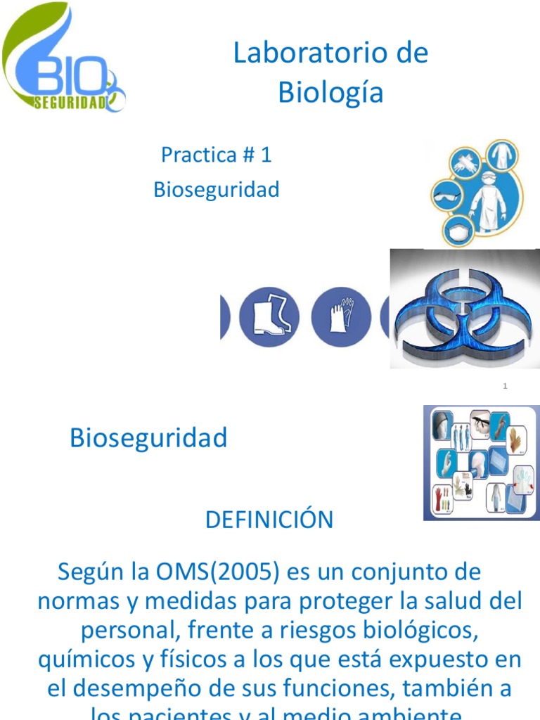 Practica 1. Bioseguridad en El Laboratorio | PDF | Laboratorios | Medicina CLINICA