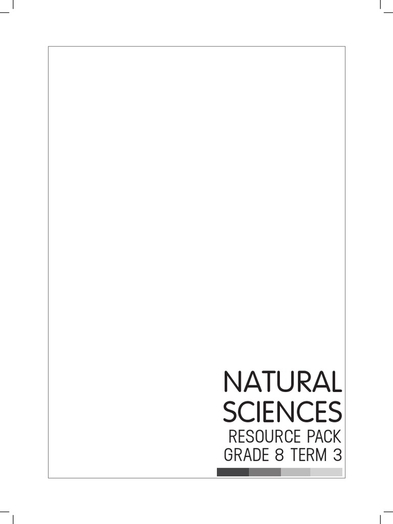 Natural Sciences: Resource Pack Grade 8 Term 3 | PDF | Reflection ...