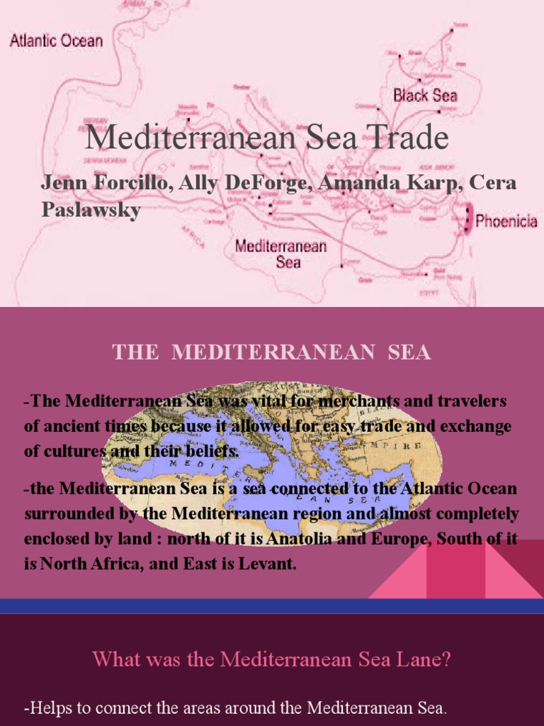 Mediterranean Sea Trade | PDF | World Systems Theory | Mediterranean Sea