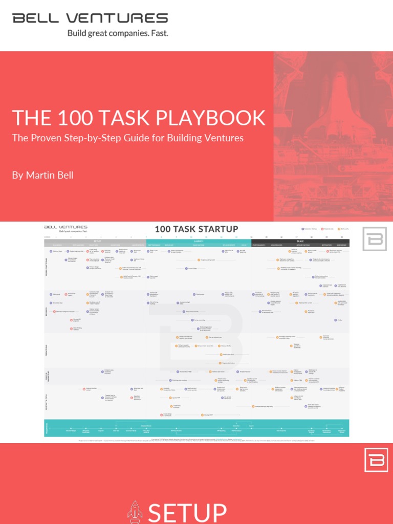 The 100 Task Playbook: The Proven Step-by-Step Guide For Building Ventures | PDF | Sales ...