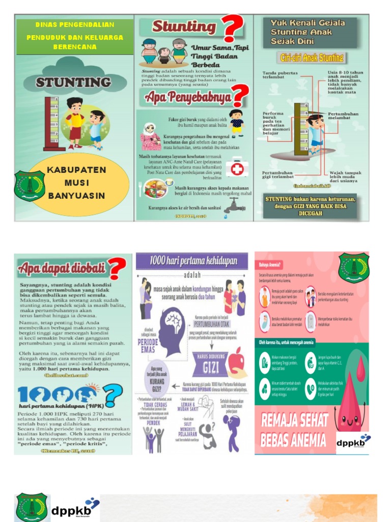 Leaflet Dan Spanduk Stunting | PDF