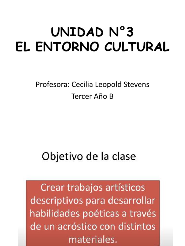 Acróstico Creativo con Cecilia | PDF