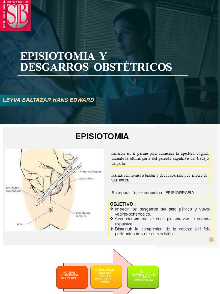 Episiotomía Y Desgarros Obstétricos Pdf